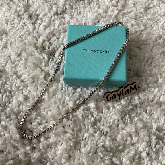 Tiffany & Co. | Jewelry | Authentic Tiffany Co Venetian Box Chain ...